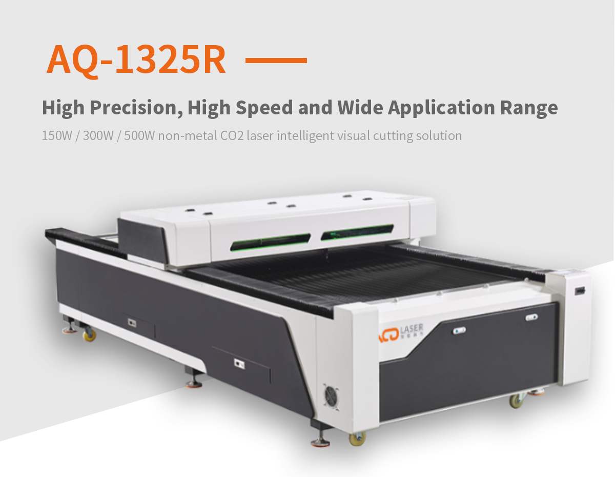 AQ-1325R CCD 300W laser cutting machine from China manufacturer - AQ LASER